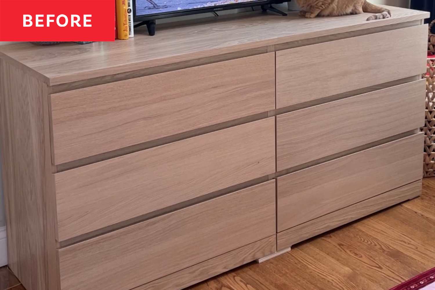 This $30 Checkerboard IKEA MALM Hack Looks So Good | Apartment Therapy