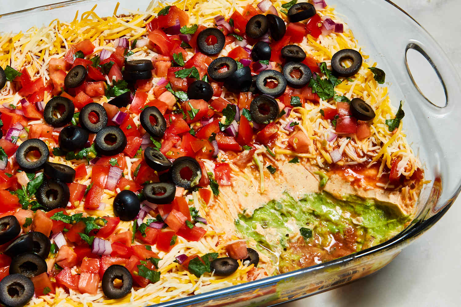 layered bean dip