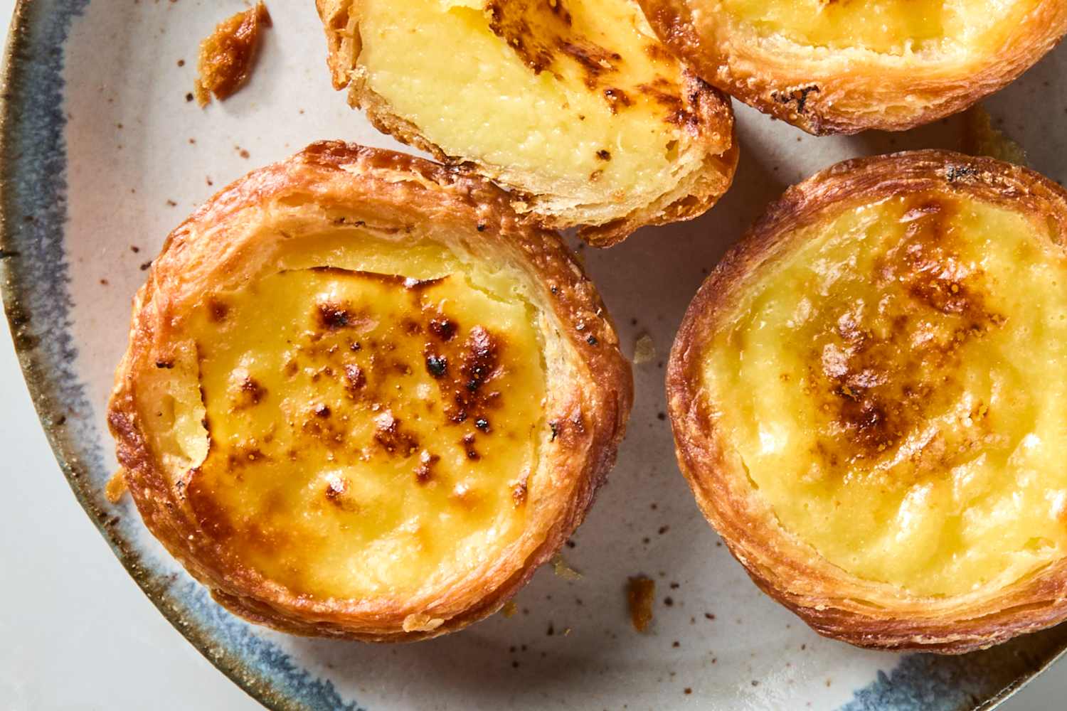 egg custard tartlets