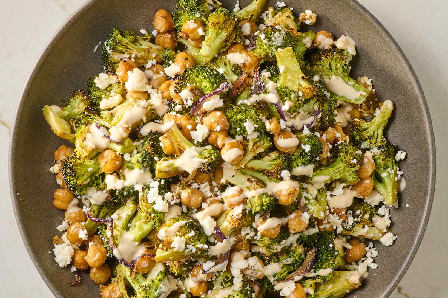 Roasted Broccoli and Chickpea Salad Recipe | The Kitchn