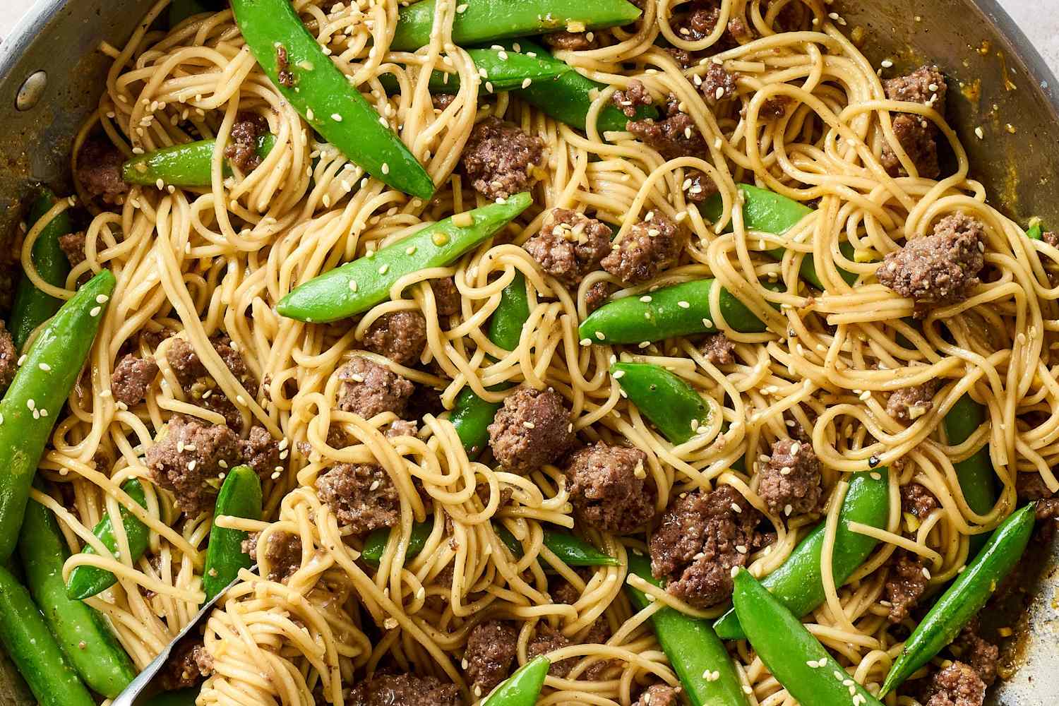 Miso-Ginger Ground Beef Noodles Recipe | The Kitchn