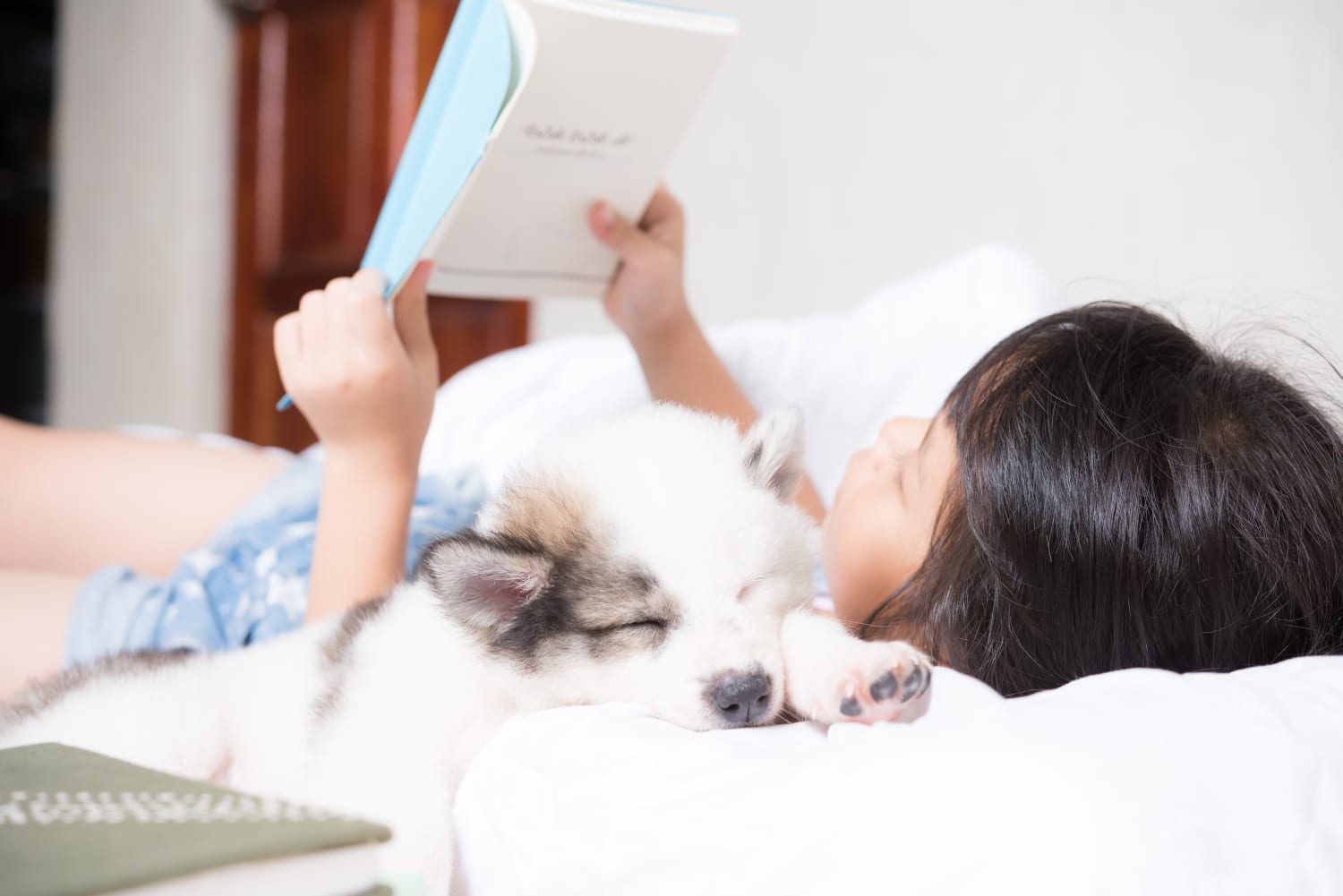 Children reading with dogs study | Apartment Therapy