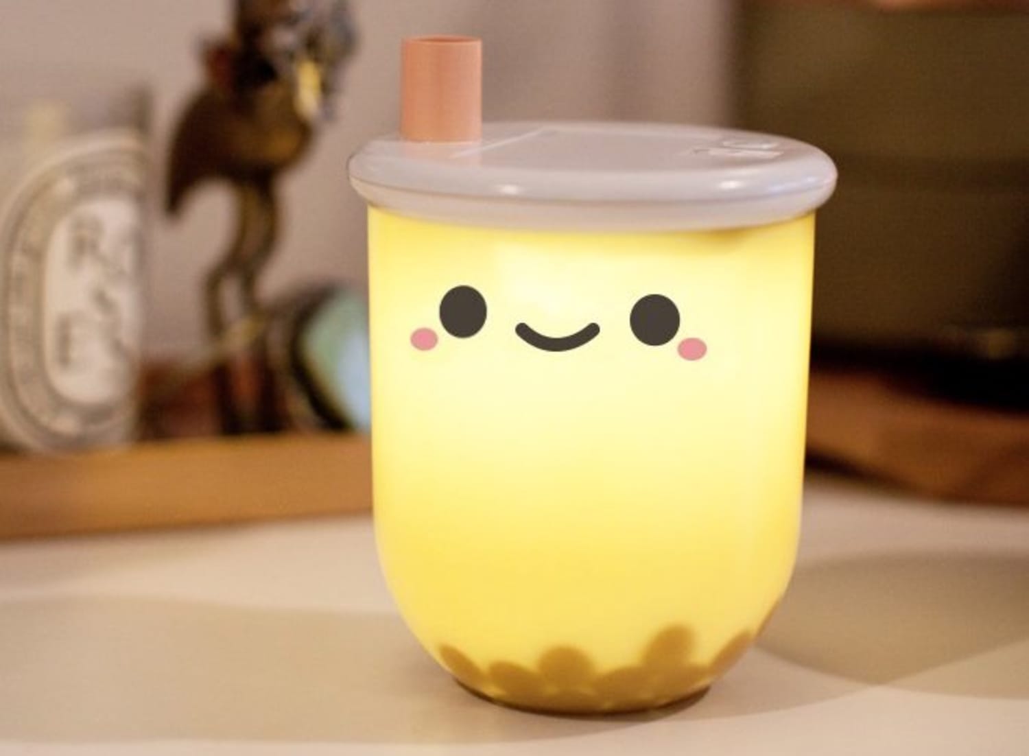 This Boba Tea Lamp Will Be Your New Work Wife | Apartment Therapy