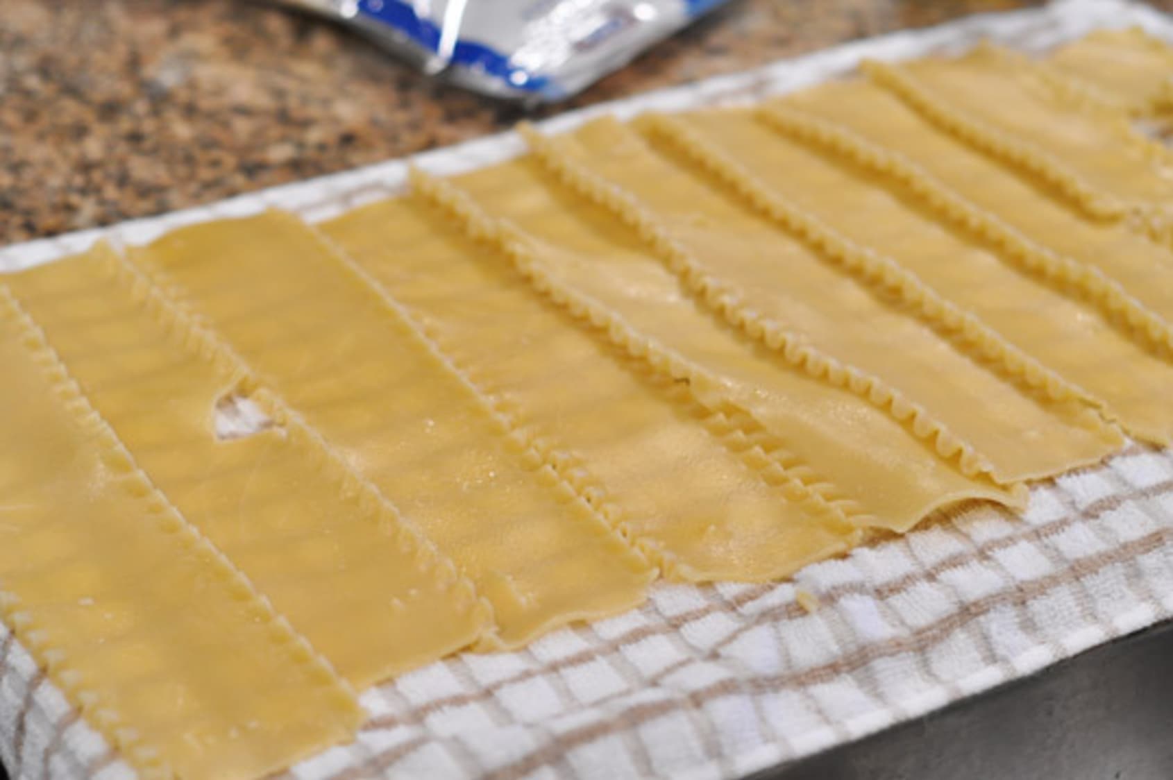 how much to cook lasagna noodles