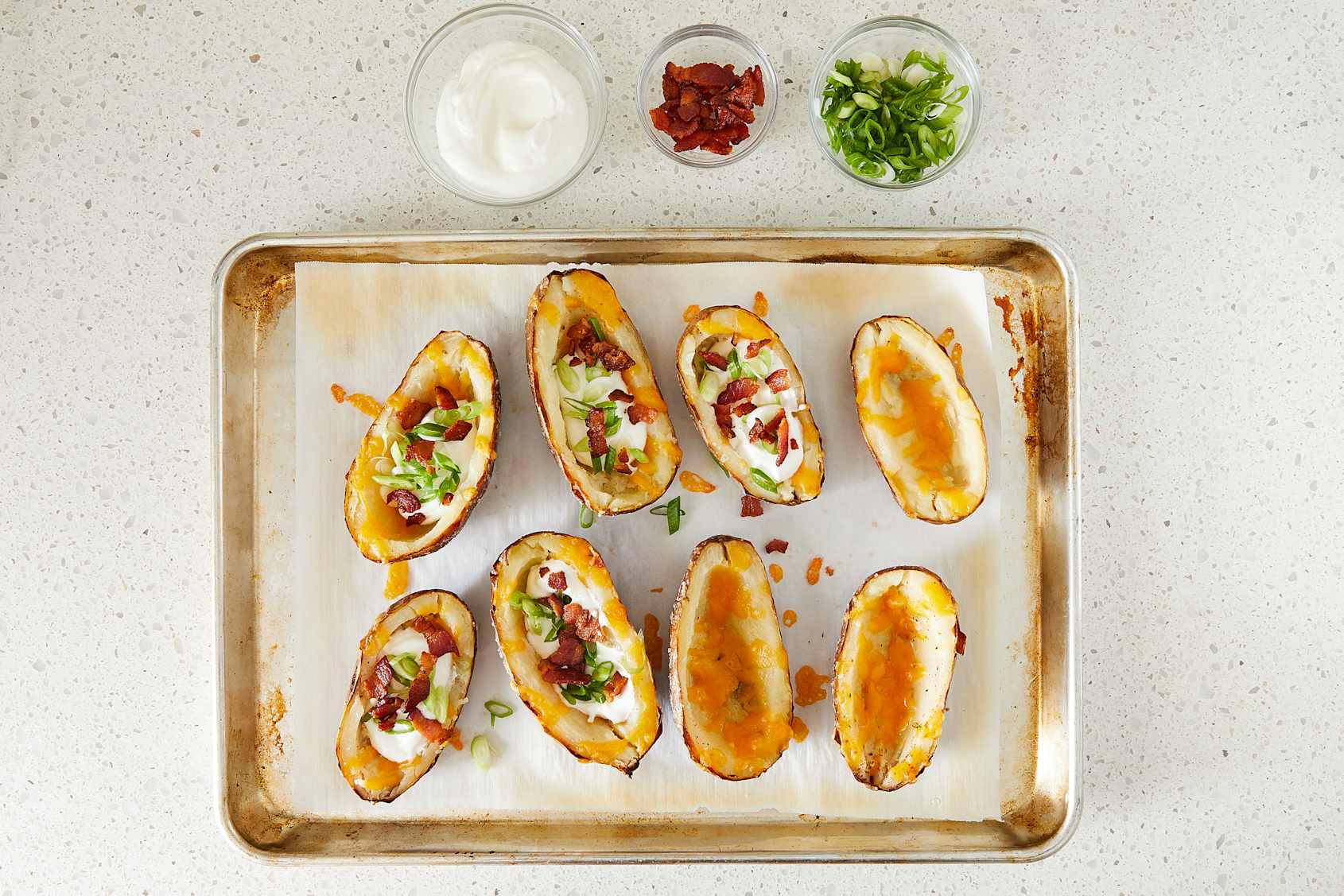 how to make loaded potato skins