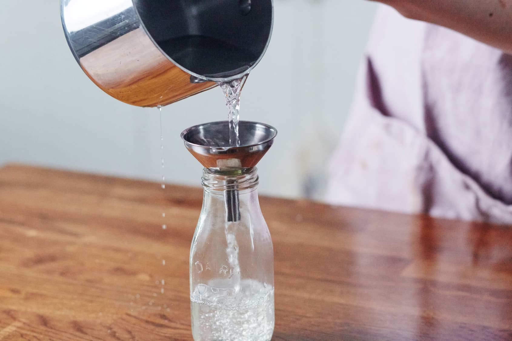 how to boil water and sugar