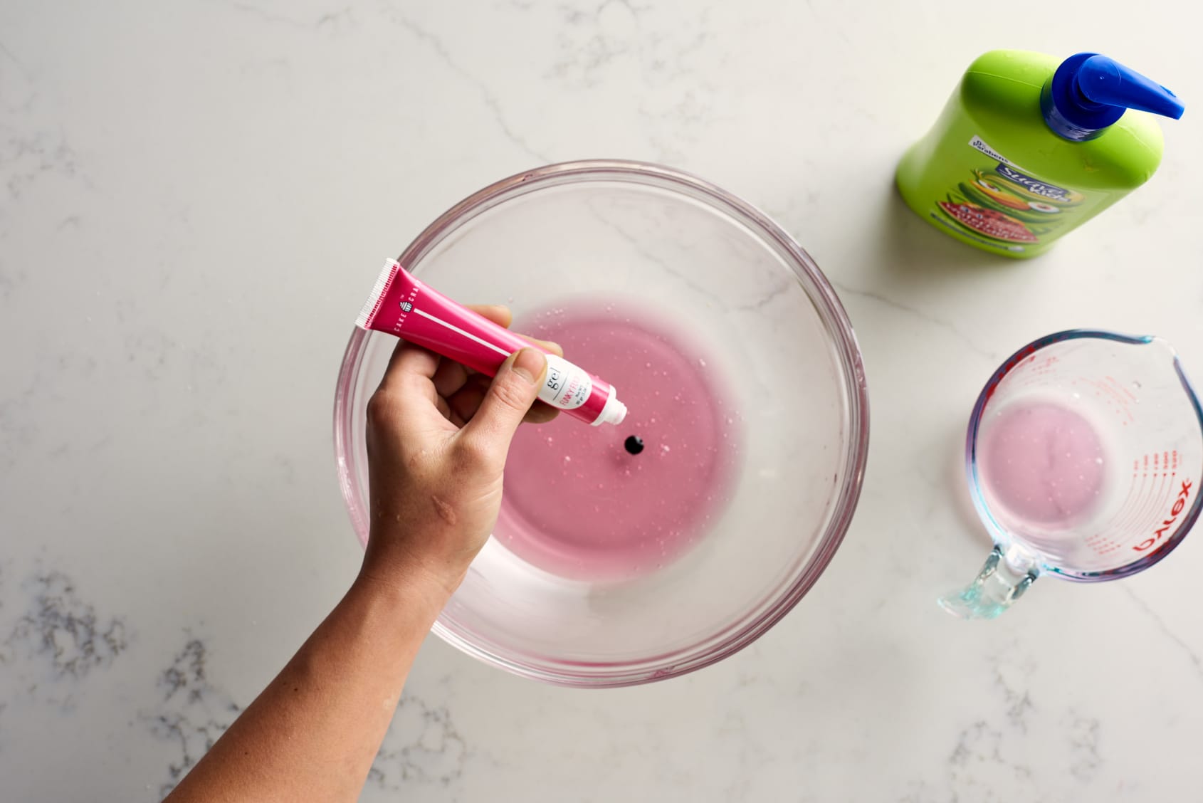 how to make slime without nothing