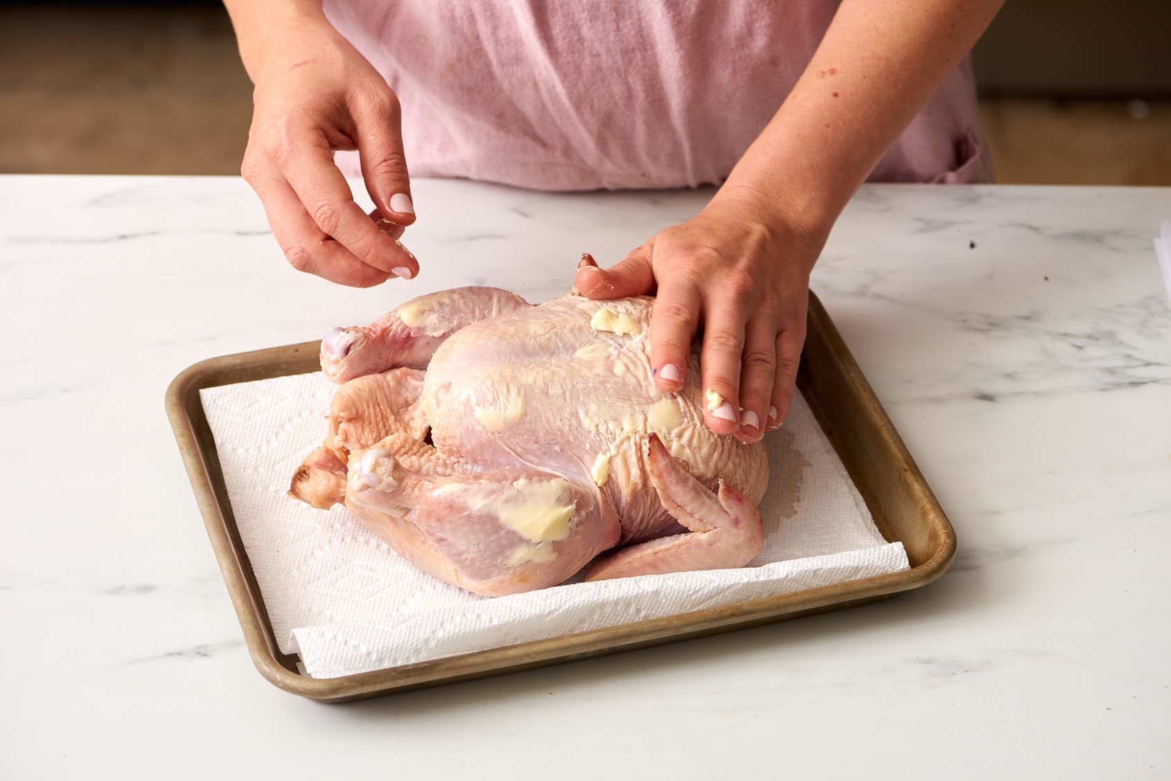 how to cook chicken breast up or down
