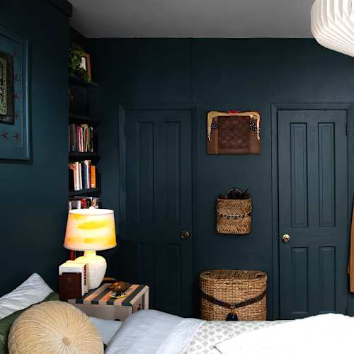 prussian blue room