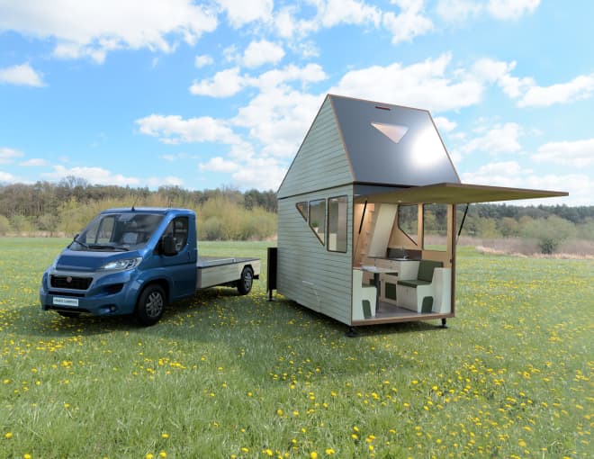 This Detachable Camper Expands into a Two-Story Tiny House – Sofia Consola