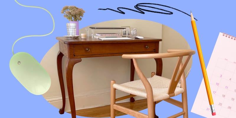 Vintage style writing desk store
