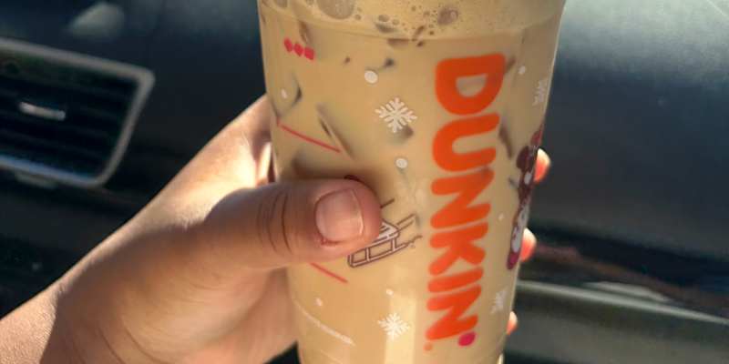 high caffeine drinks dunkin