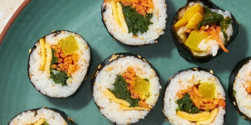 how to make kimbap roll