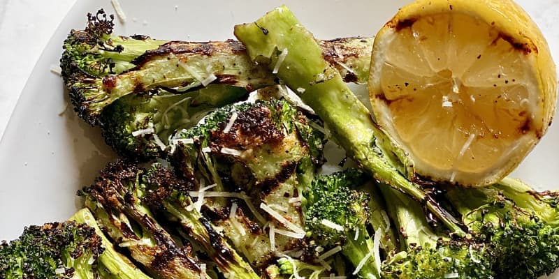 how to cook broccoli on the grill