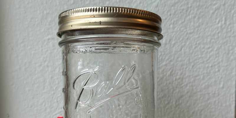 open empty jar