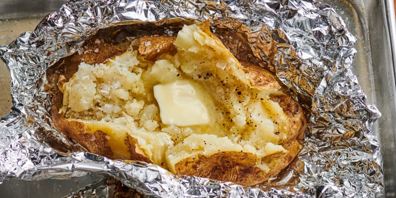 how to cook jacket potatoes in a gas oven