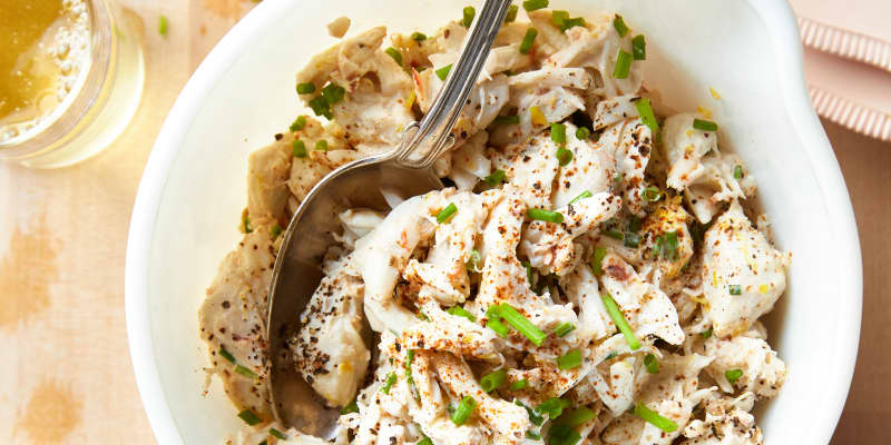 how to make crab meat salad