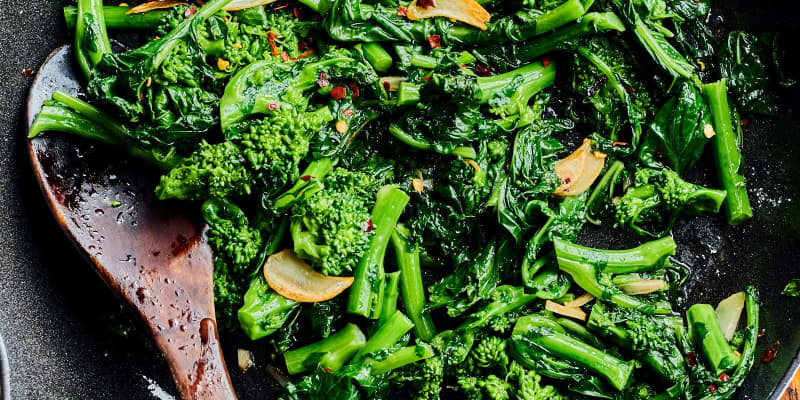 how to cook broccoli rabe on stove