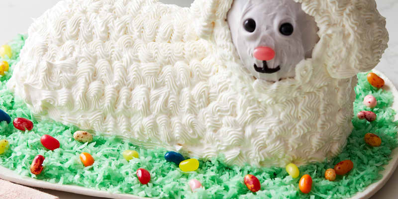 lamb face cake