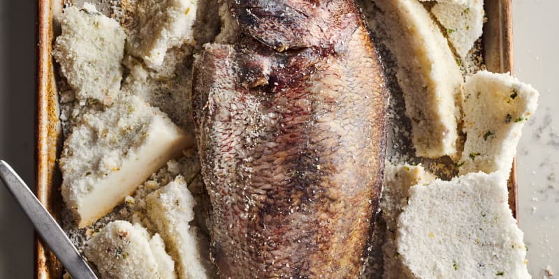how to cook fish with salt