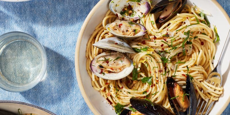 how to cook mussels and clams together