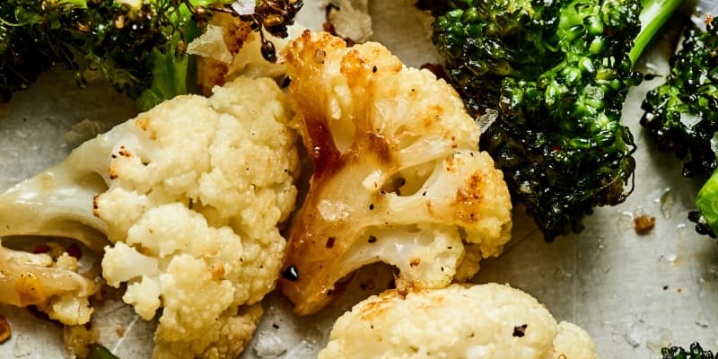 how to cook cauliflower and broccoli florets