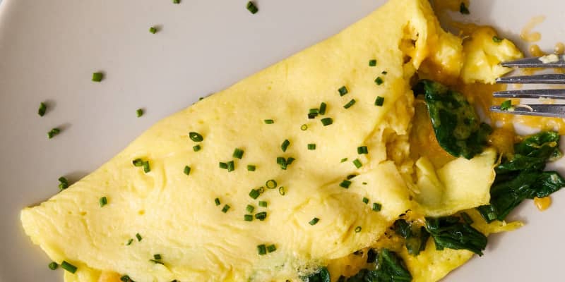 how to cook an omelette evenly