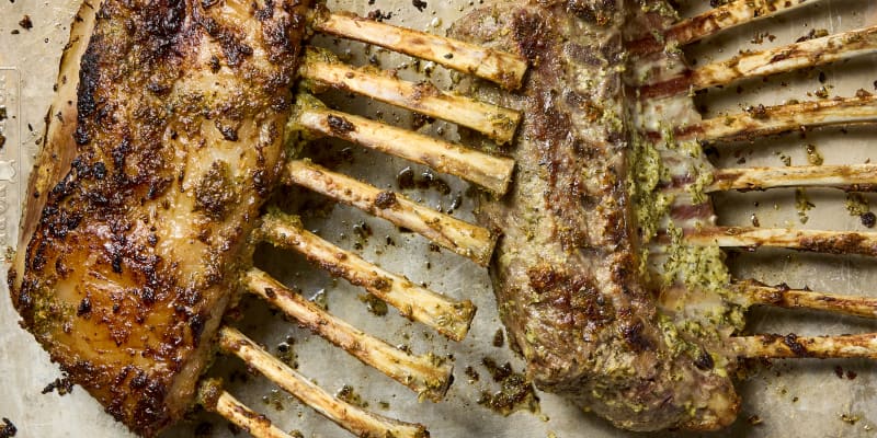 how to cook rack of lamb in fan oven