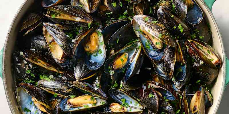 how to cook thawed mussels