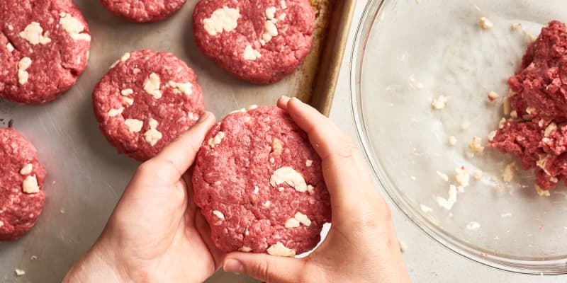 how to make ground beef patties stay together
