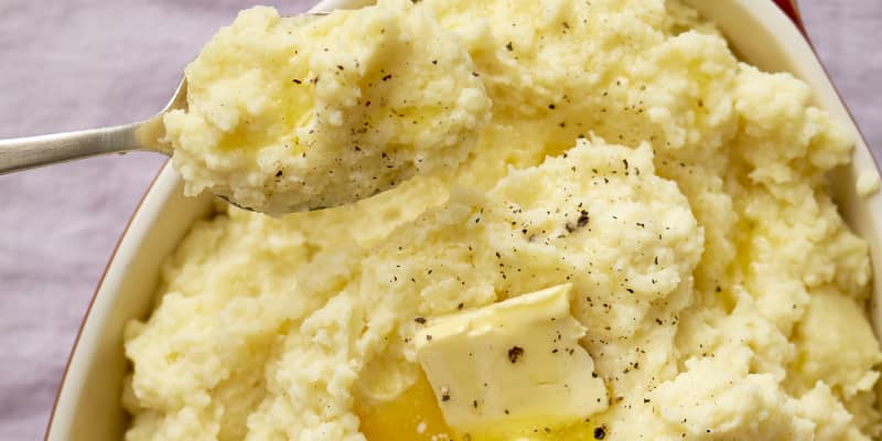 how do you make mashed potatoes not sticky