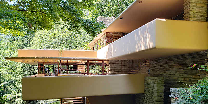 fallingwater house coloring pages