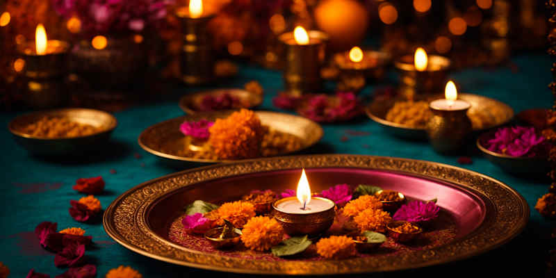 indian table decorations