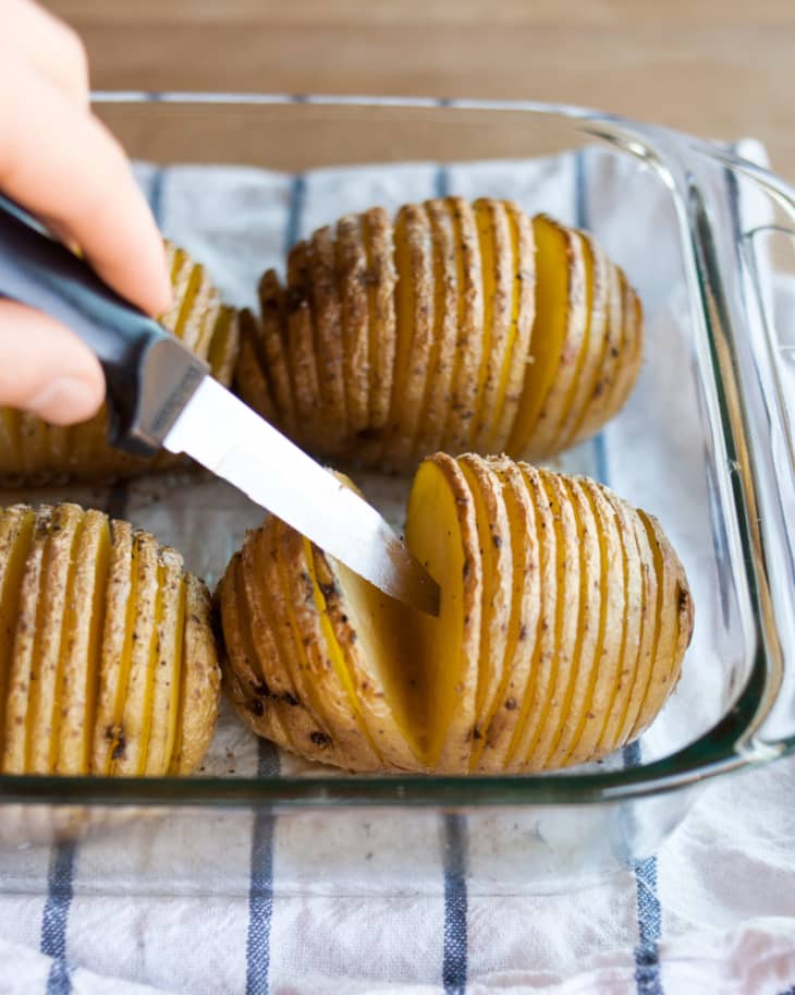 How to Make Hasselback Potatoes (Step-by-Step With Photos) | The Kitchn