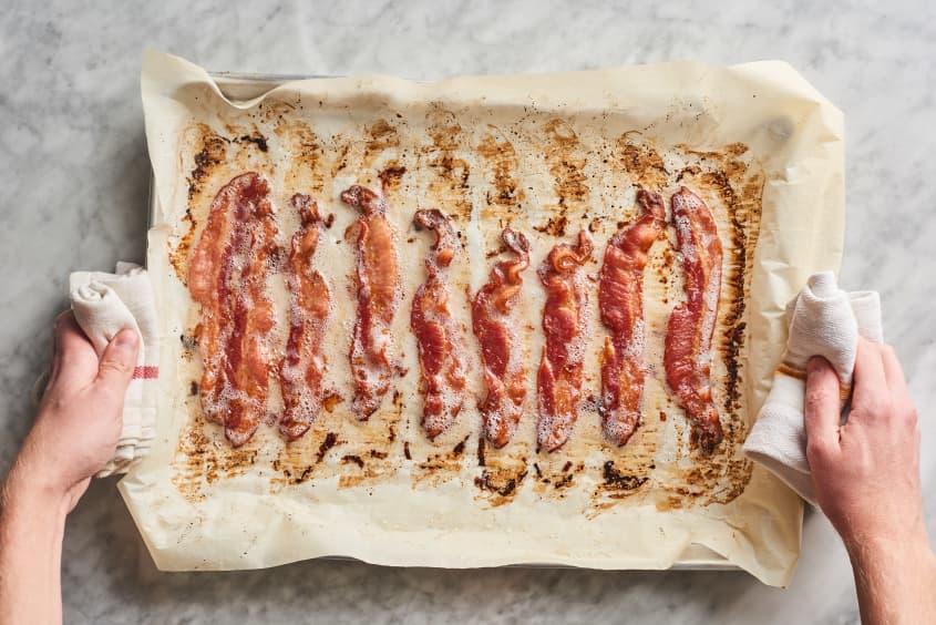 how to cook bacon in oven video
