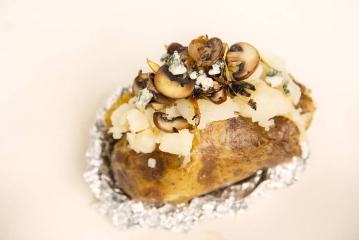 Mushroom, Onion, and Blue Cheese Stuffed Potato | The Kitchn