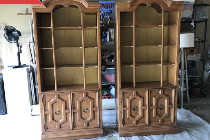 Before and After: Basic Brown Bookcases Get a Magical “Harry Potter ...