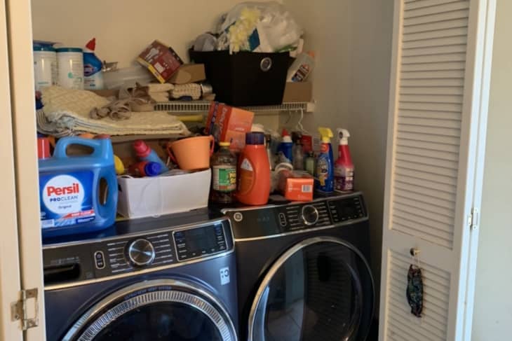 Before and After: A Few Small Changes Kicked This Cluttered Laundry ...