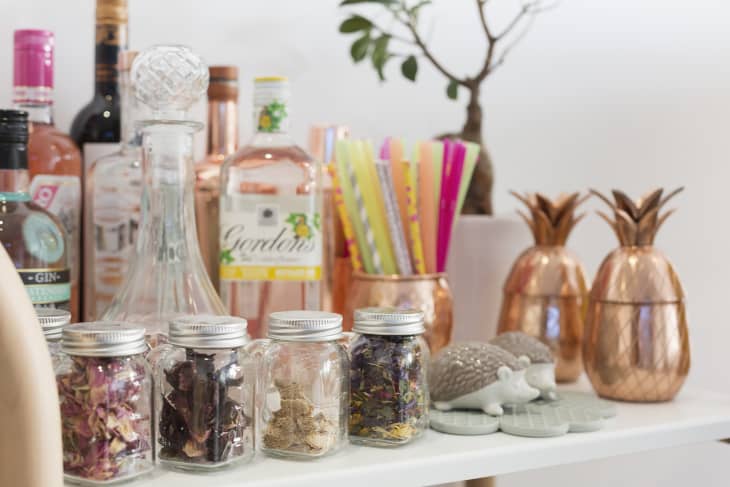 This Uncommon Goods Shelf Makes the Perfect Home Bar for Small Spaces ...