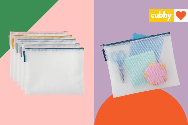 Zipper Pouches Are a Genius Way to Organize Kid's Desk Supplies | Cubby