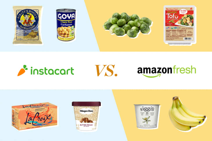 Instacart AmazonFresh Price Comparison | The Kitchn