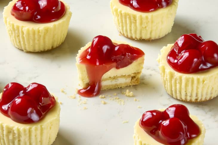 Easy Mini Cherry Cheesecakes Recipe | The Kitchn