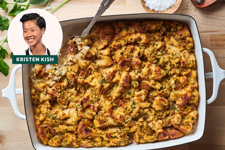 Kristen Kish's Bread Combo Is the Secret to Better Stuffing | The Kitchn