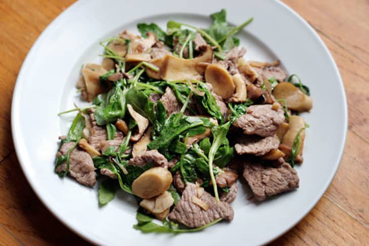 Escape to Italy with a Recipe: Straccetti con Rucola e Funghi | The Kitchn