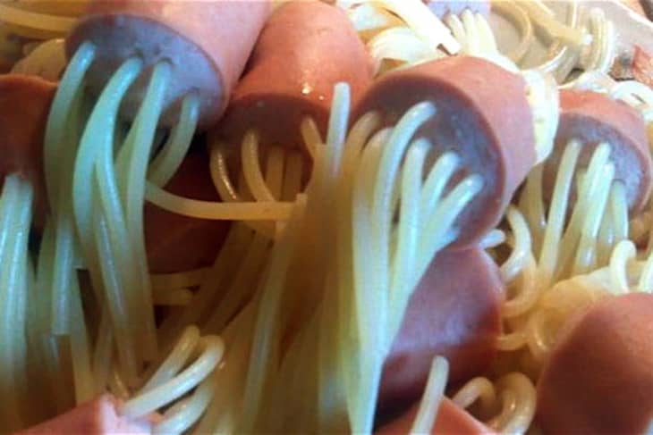 Look! Crazy Spaghetti Hot Dogs | The Kitchn