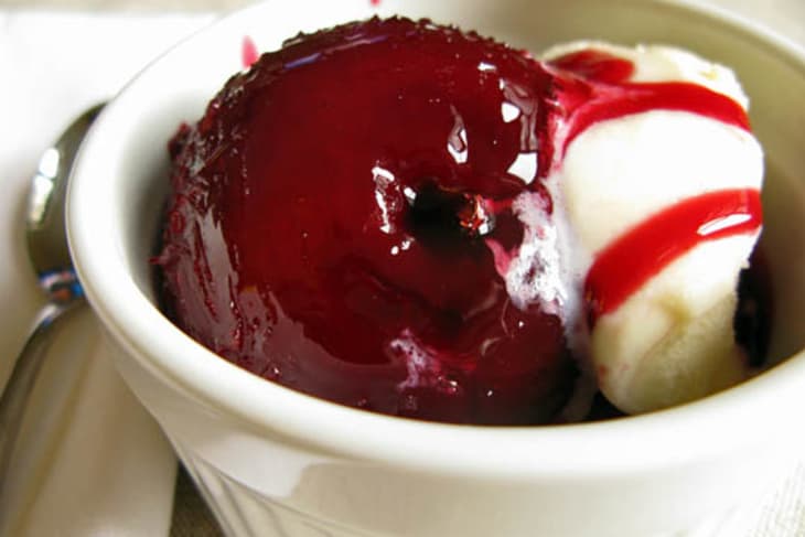 Quick Dessert Recipe: Poached Whole Plums with Brown Sugar Syrup | The ...