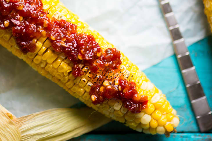 Flavor Corn on the Cob with Chili-Garlic Sauce | The Kitchn