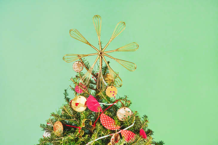 How To Make a Christmas Tree Topper out of Whisks | The Kitchn