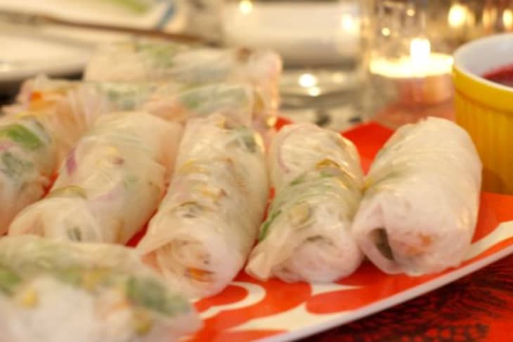 Recipe: Butternut Squash “Winter” Rolls with Spicy Cranberry Sauce ...