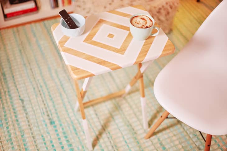 You Should Totally Steal This Cute Snack Table Makeover Idea | The Kitchn